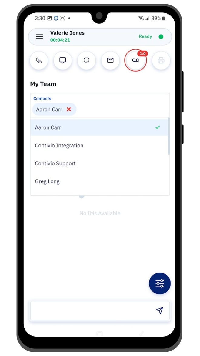 Using the Contivio Mobile App (iOS)