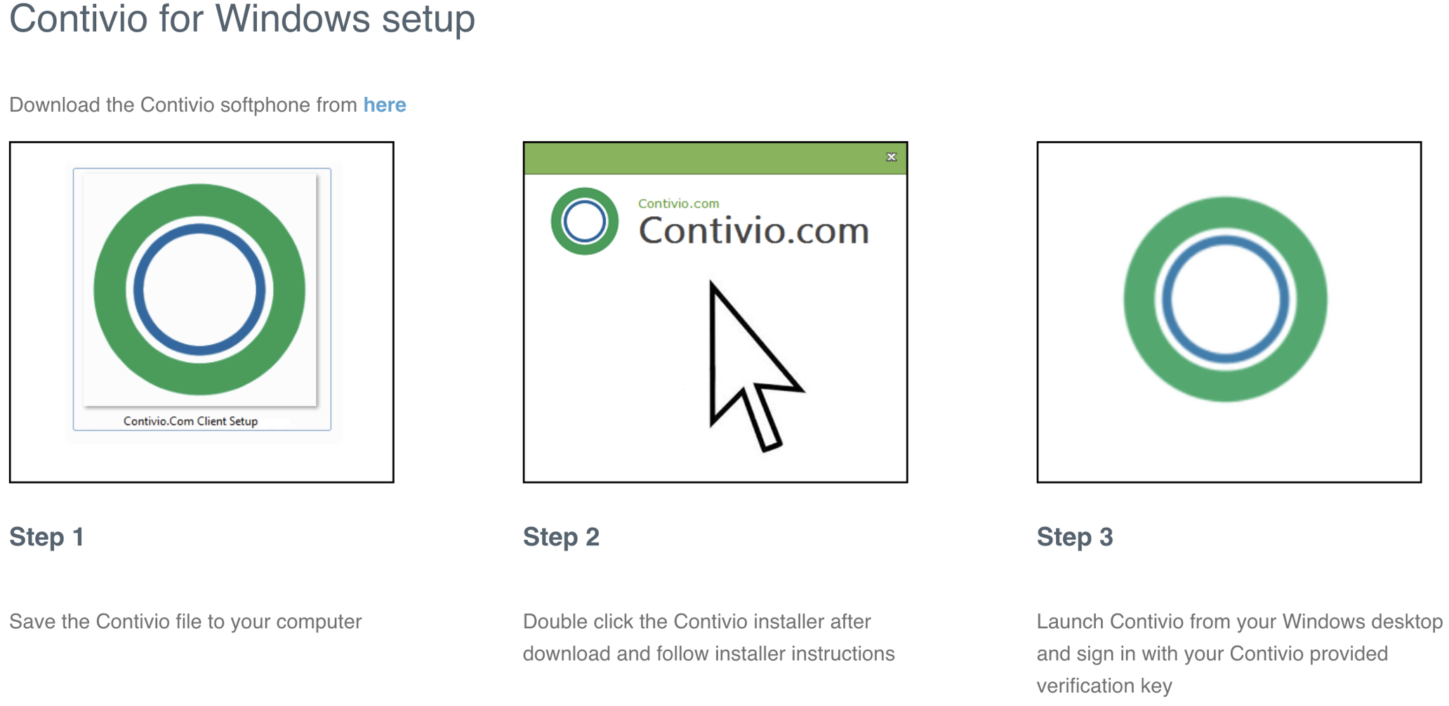 Installing Contivio on your Mac or PC (Article)