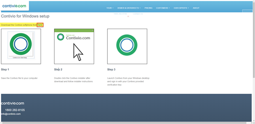 Installing Contivio on your PC or Mac