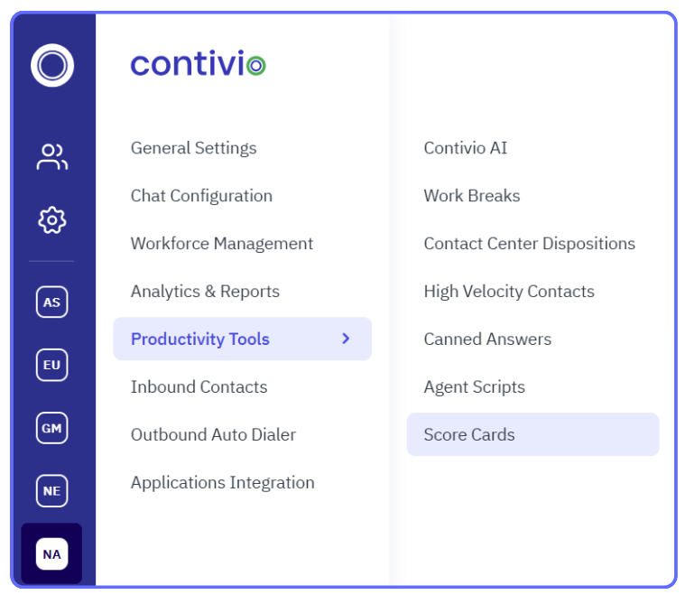 Create & Apply Agent Scorecards in Contivio AI Profiles